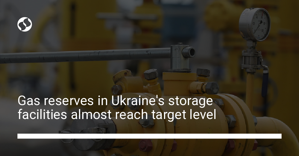 Gas reserves in Ukraine's storages reached 14.4 billion cubic meters ...